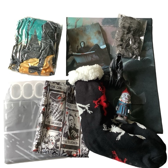 Accents | Lot Slasher Horror Halloween Decor Shower Curtain Blanket ...